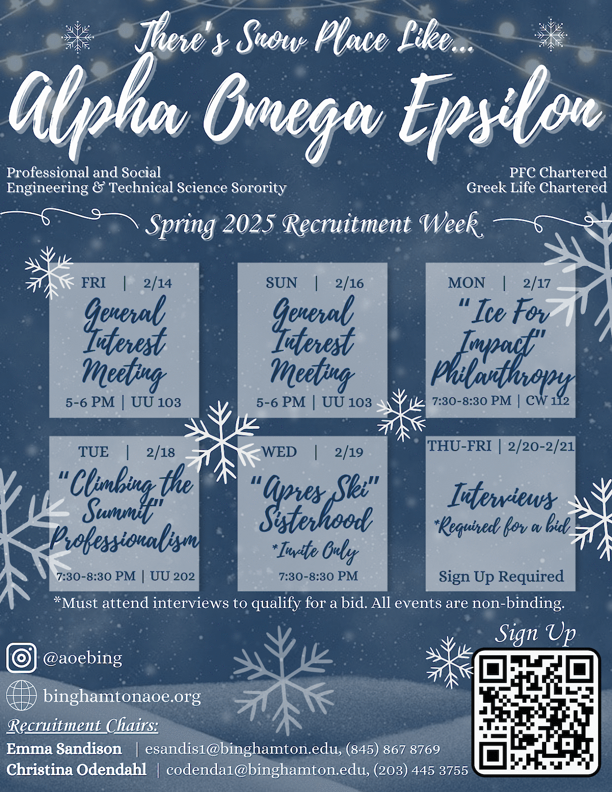 Recruitment | Alpha Omega Epsilon